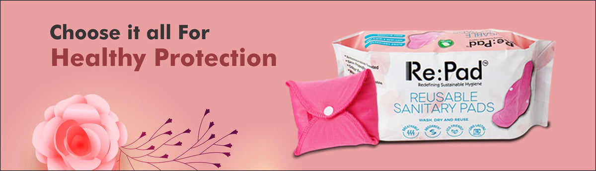 Buy Best Reusable Maxi Sanitary Pads for Regular Flow - Re:Pad